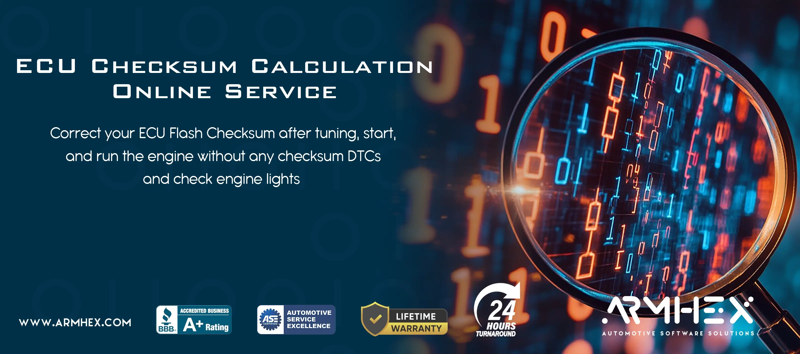 ECU Checksum Correction Online Service | ARMHEX