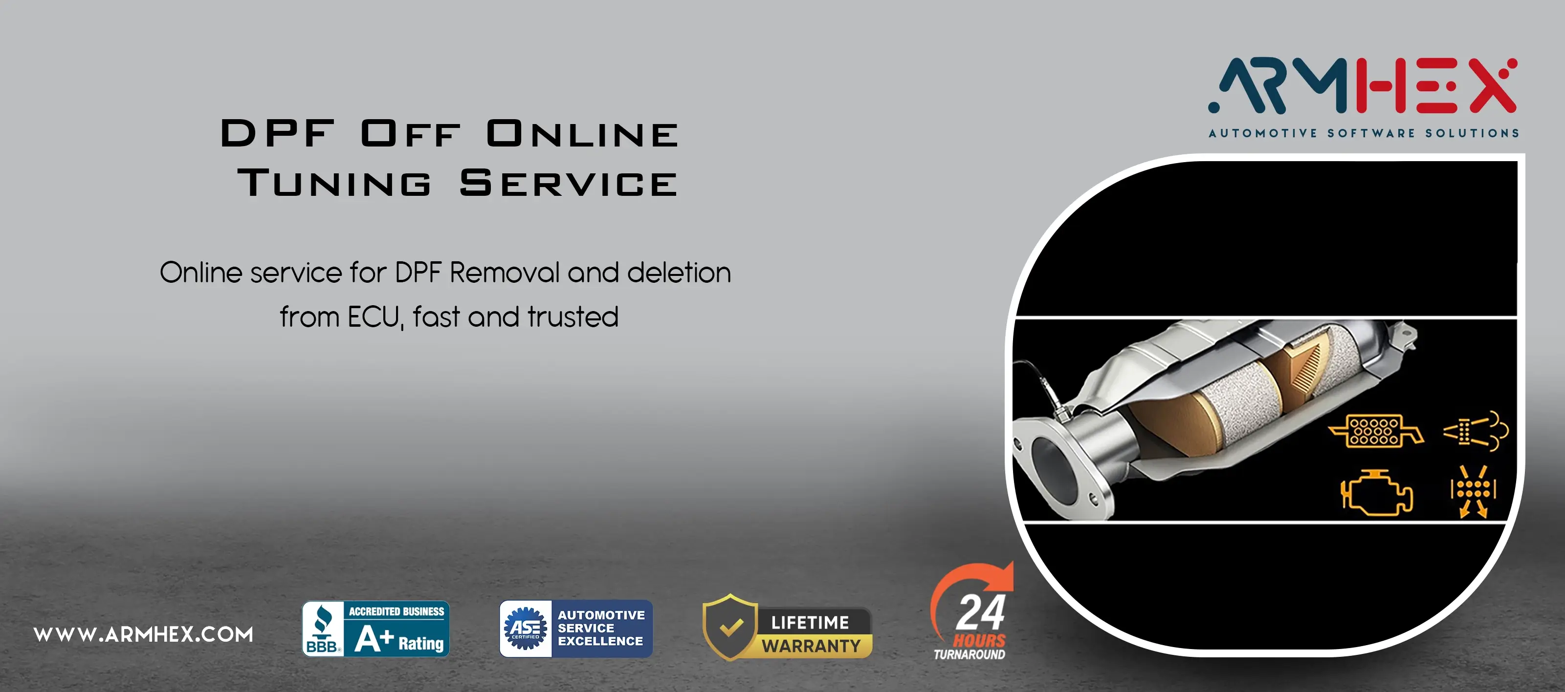 DPF Off - DPF Delete Automatic and Online Service | ARMHEX