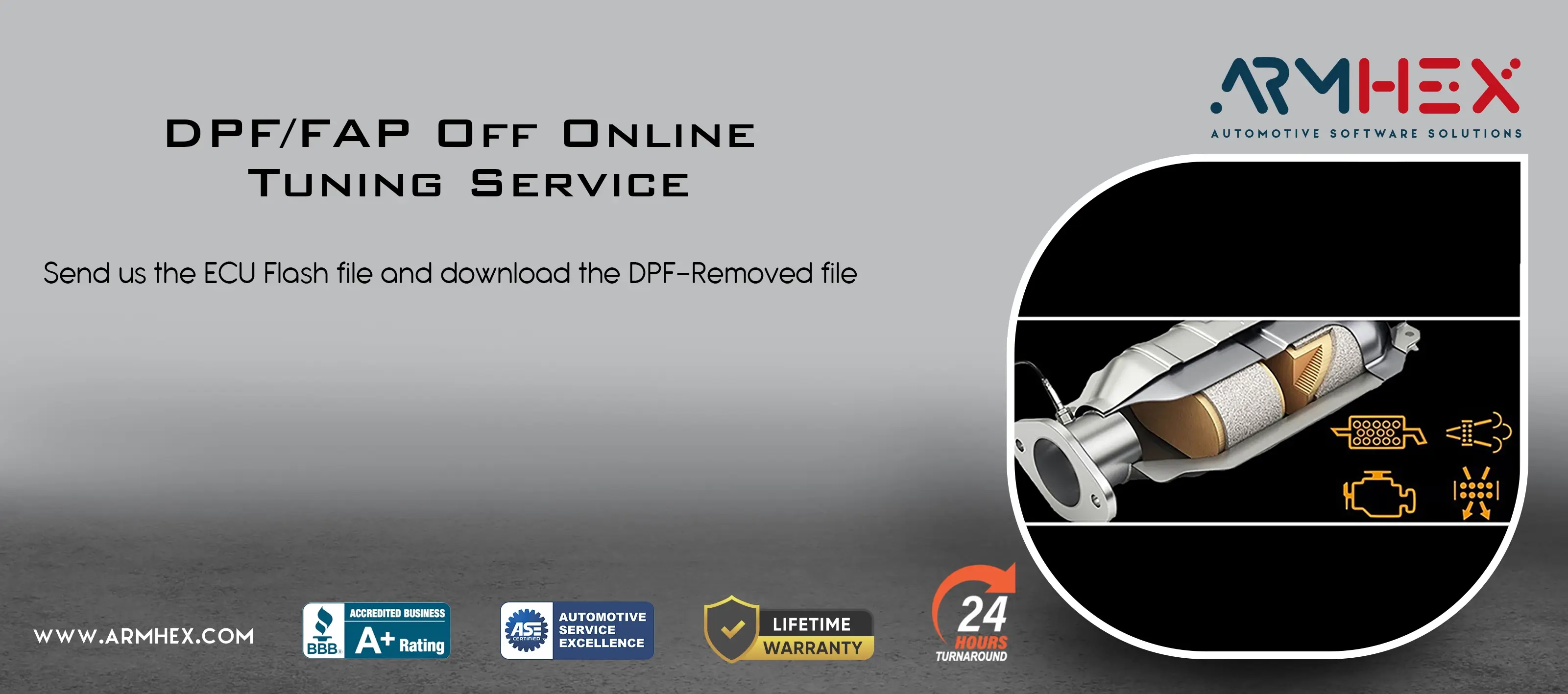 Ford Ranger BOSCH EDC16C7 DPF Off Online Service | ARMHEX