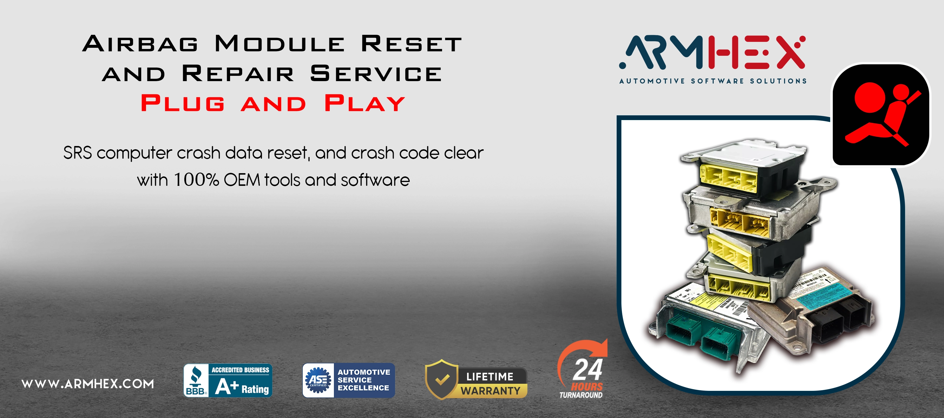 Airbag Crash Data Reset Online Service | ARMHEX