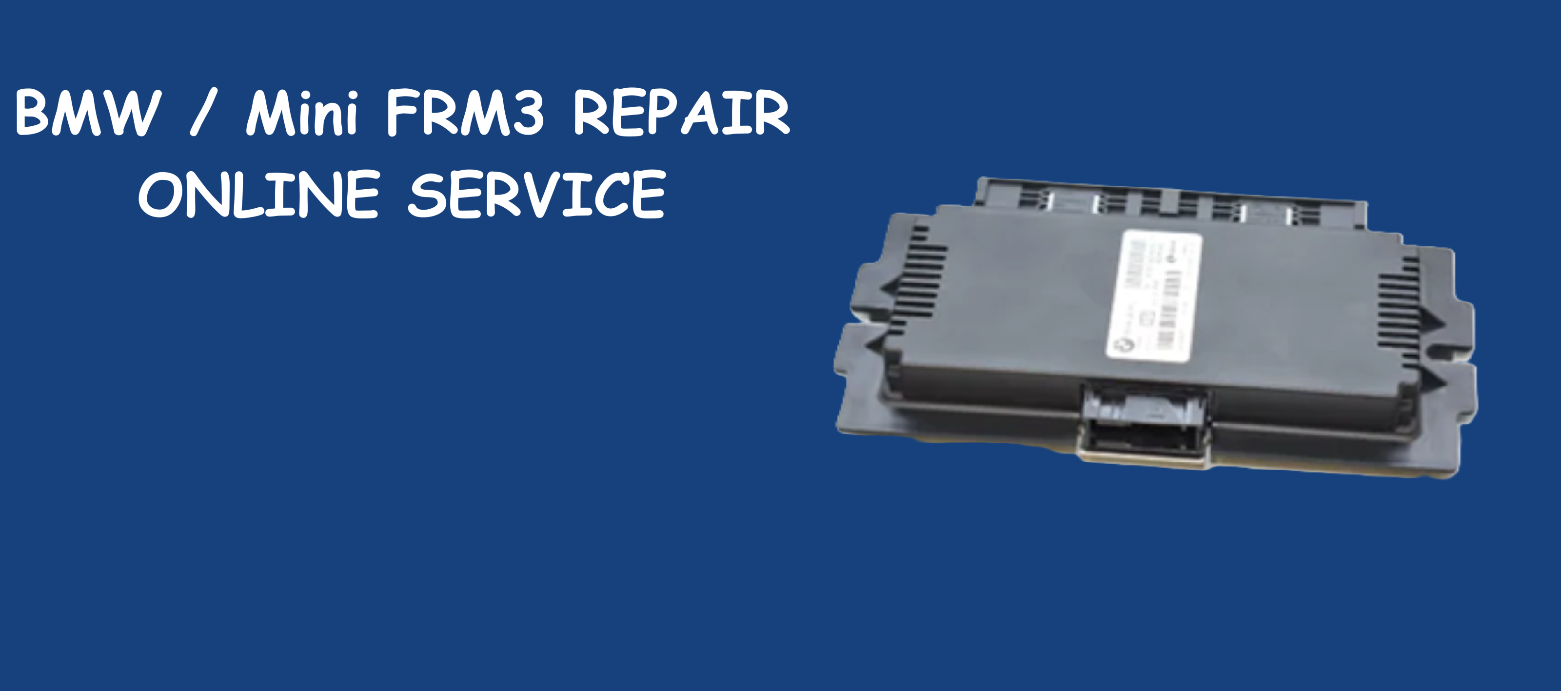 BMW FRM3 FRM3R Repair Online Service | ARMHEX